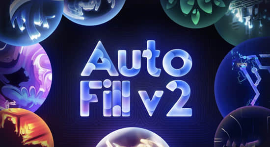 【中文】-图层边界自动填充路径生长动画AE插件 AutoFill v2.0.2 Win_黑鲸网-让灵感多点时间自由释放!